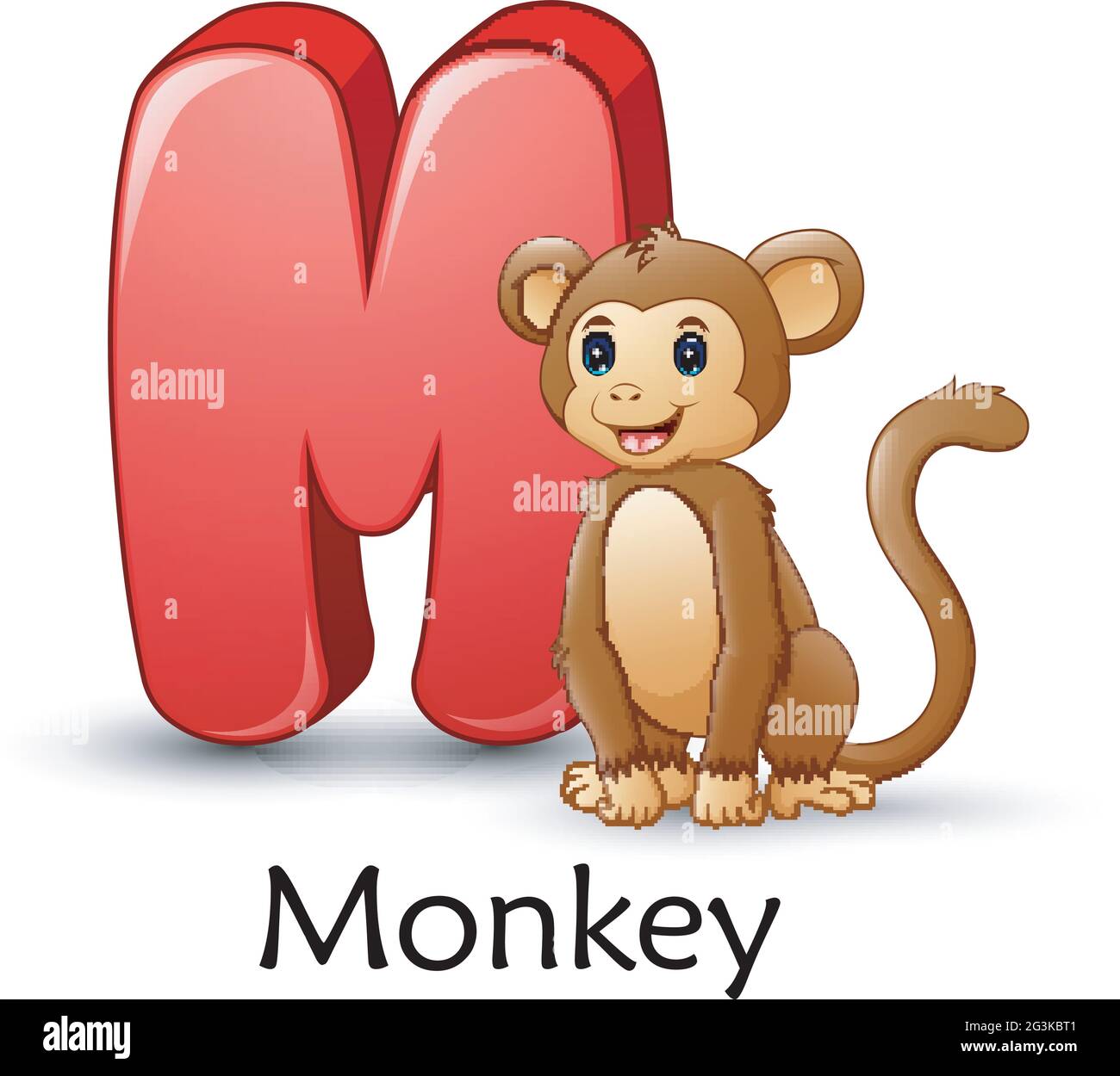 Monkey teaching Stock Vector Images - Alamy