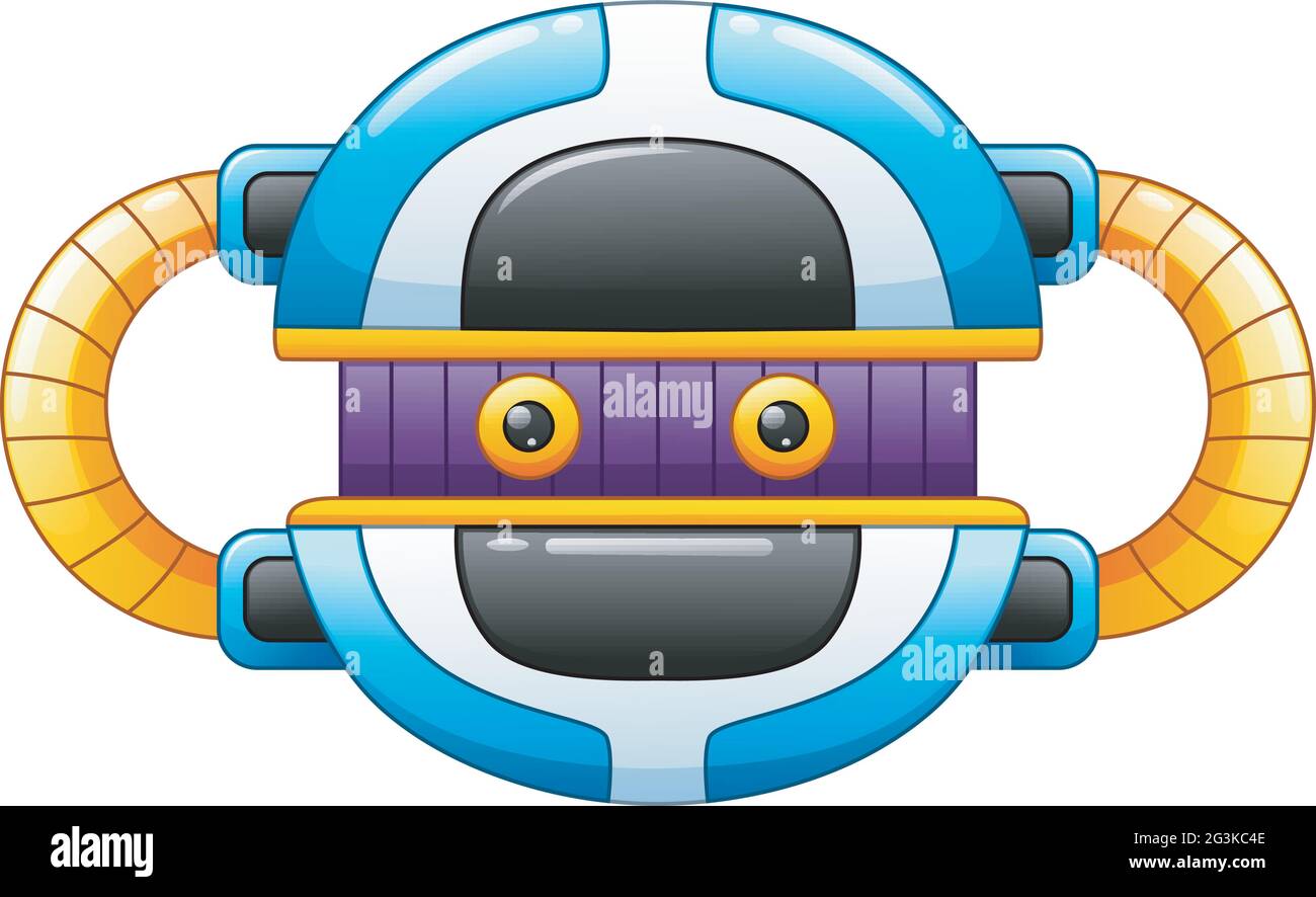 Friendly cartoon robot head hi-res stock photography and images - Alamy