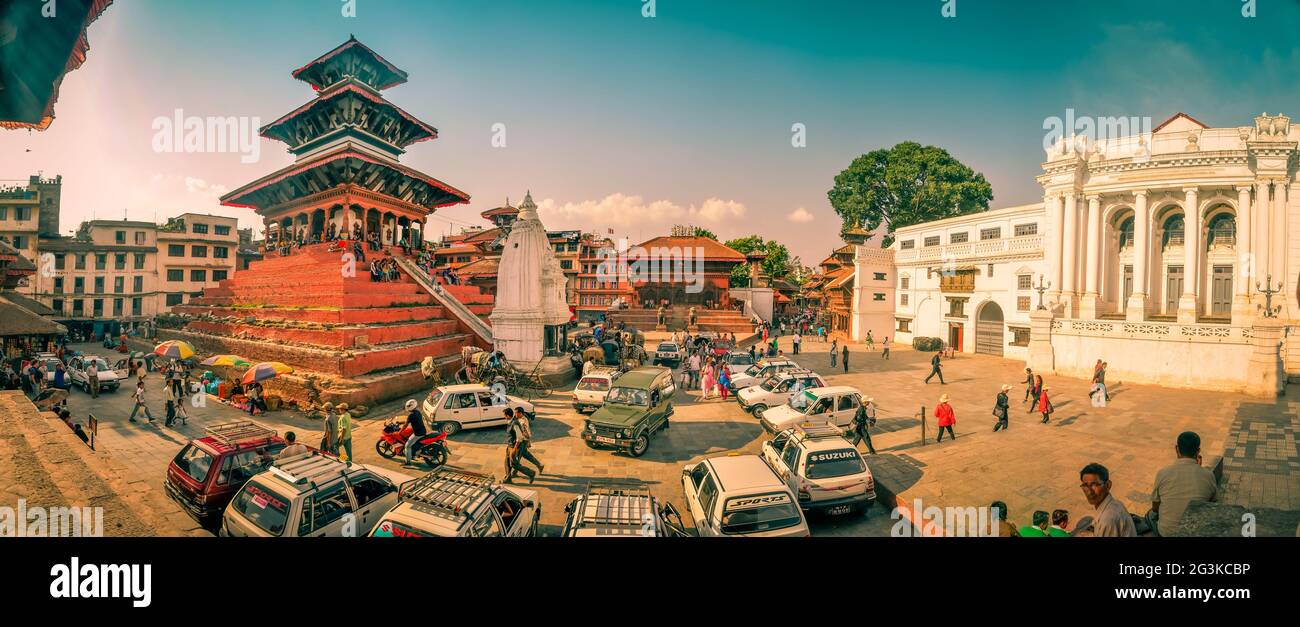Durbar Square in Nepal Stock Photo - Alamy
