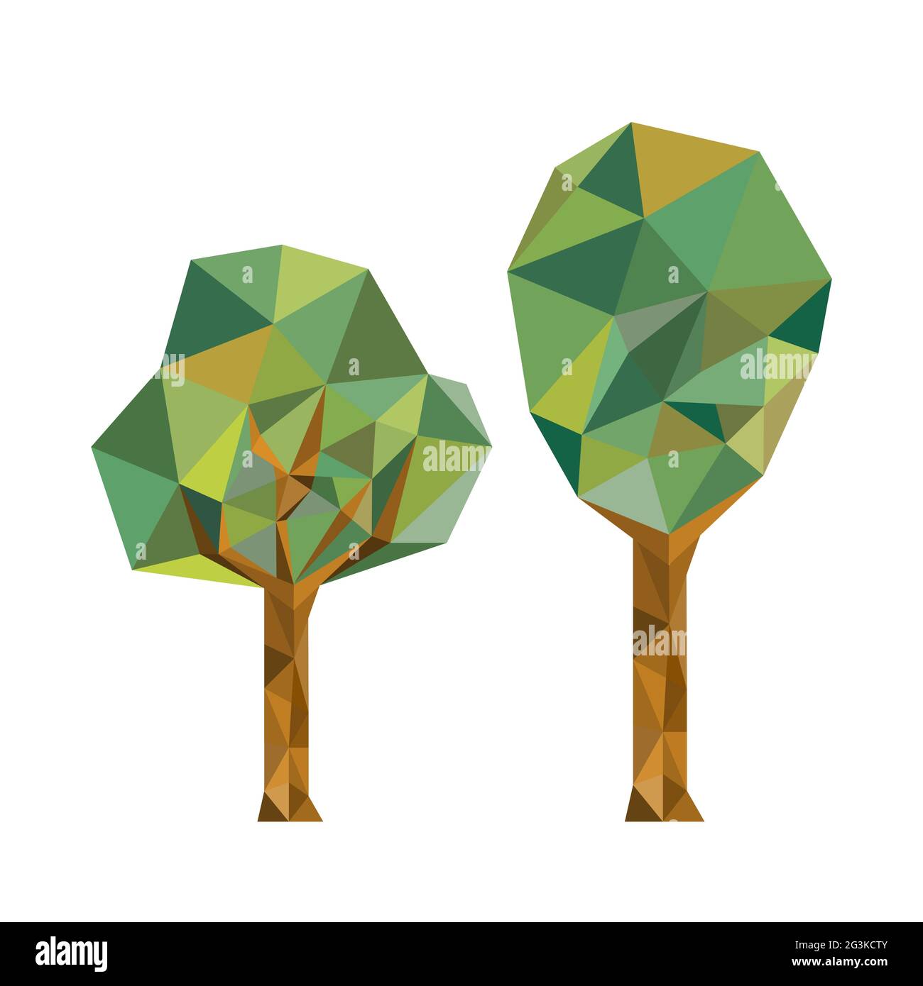 Collection of origami tree Stock Photo - Alamy