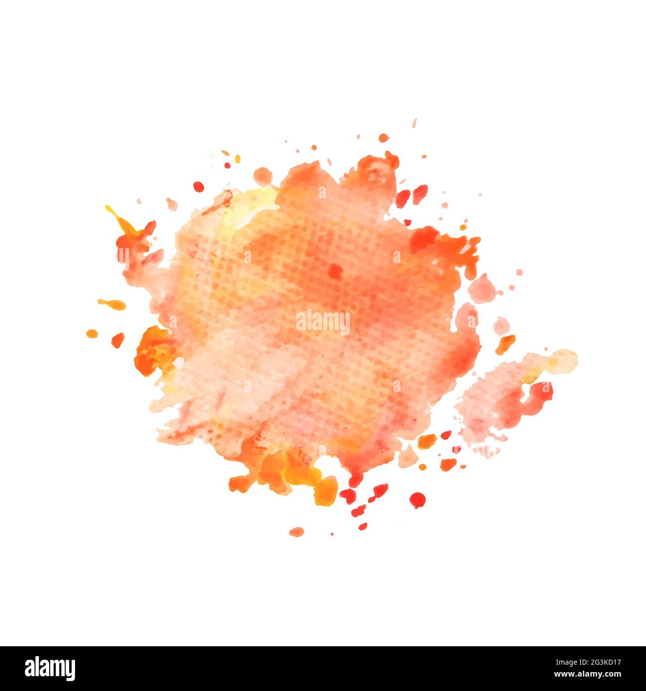 Illustration of hand drawn watercolo red splash Stock Photo - Alamy