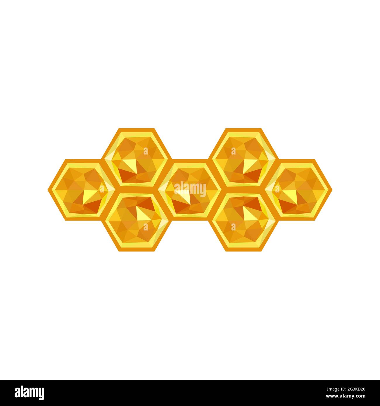 Honeycomb honey background vector Cut Out Stock Images & Pictures - Alamy