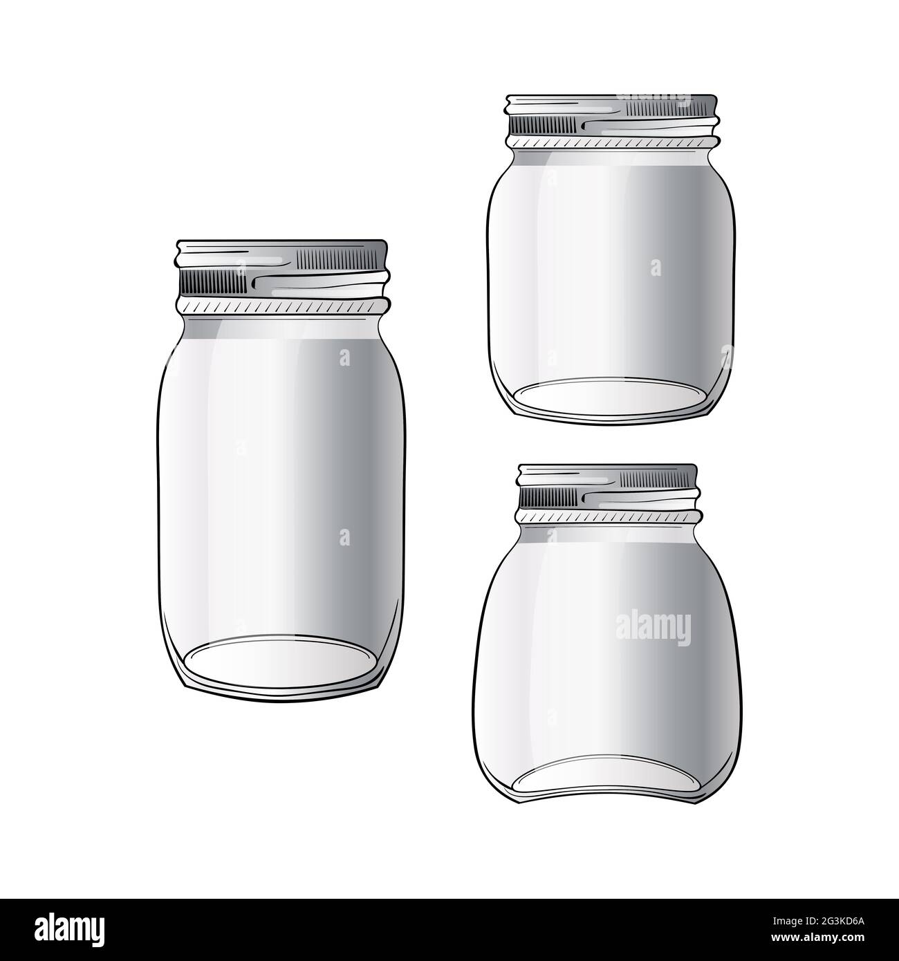 Different jars empty hi-res stock photography and images - Alamy