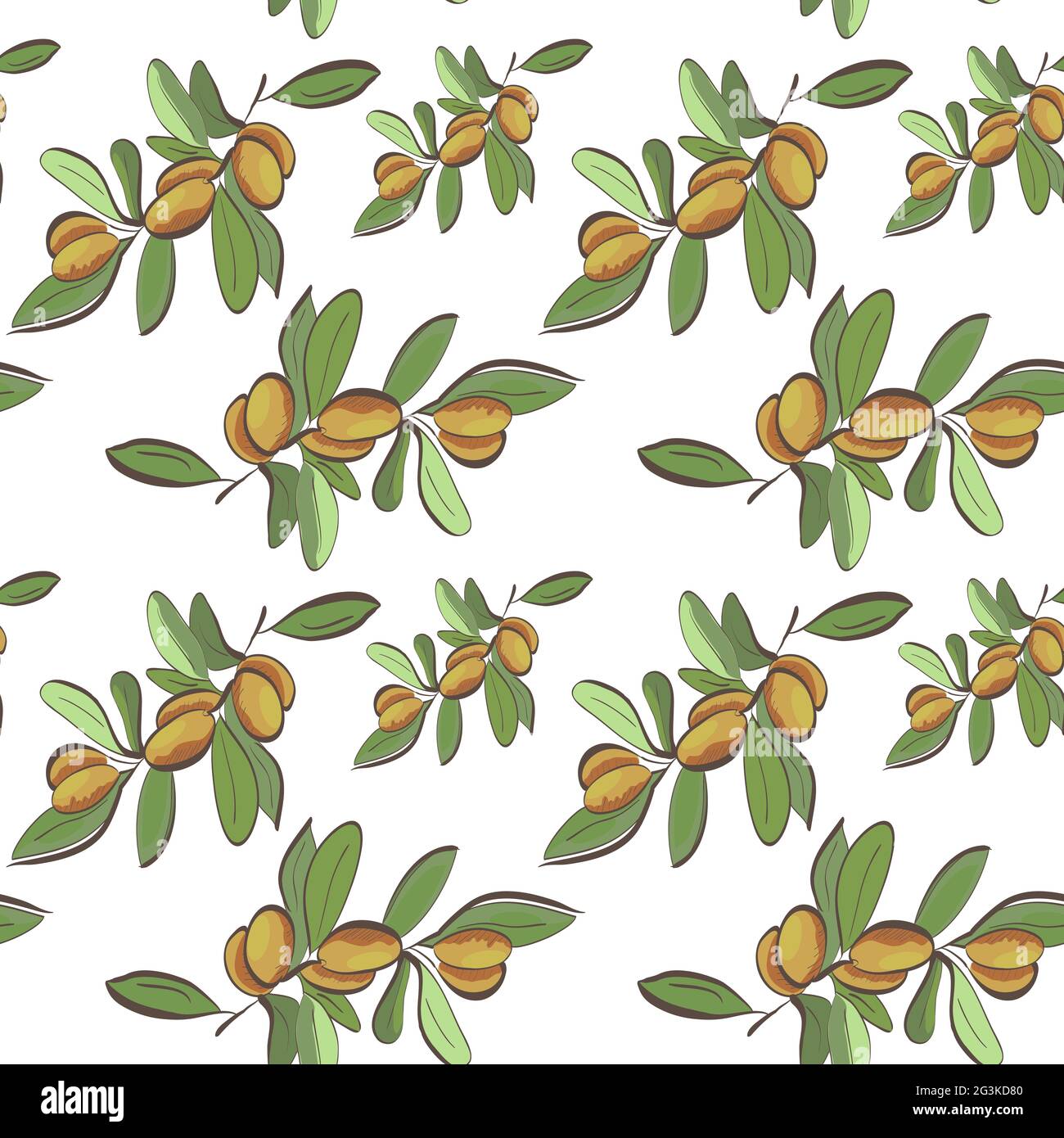 Doodle hand drawn fruits Cut Out Stock Images & Pictures - Alamy