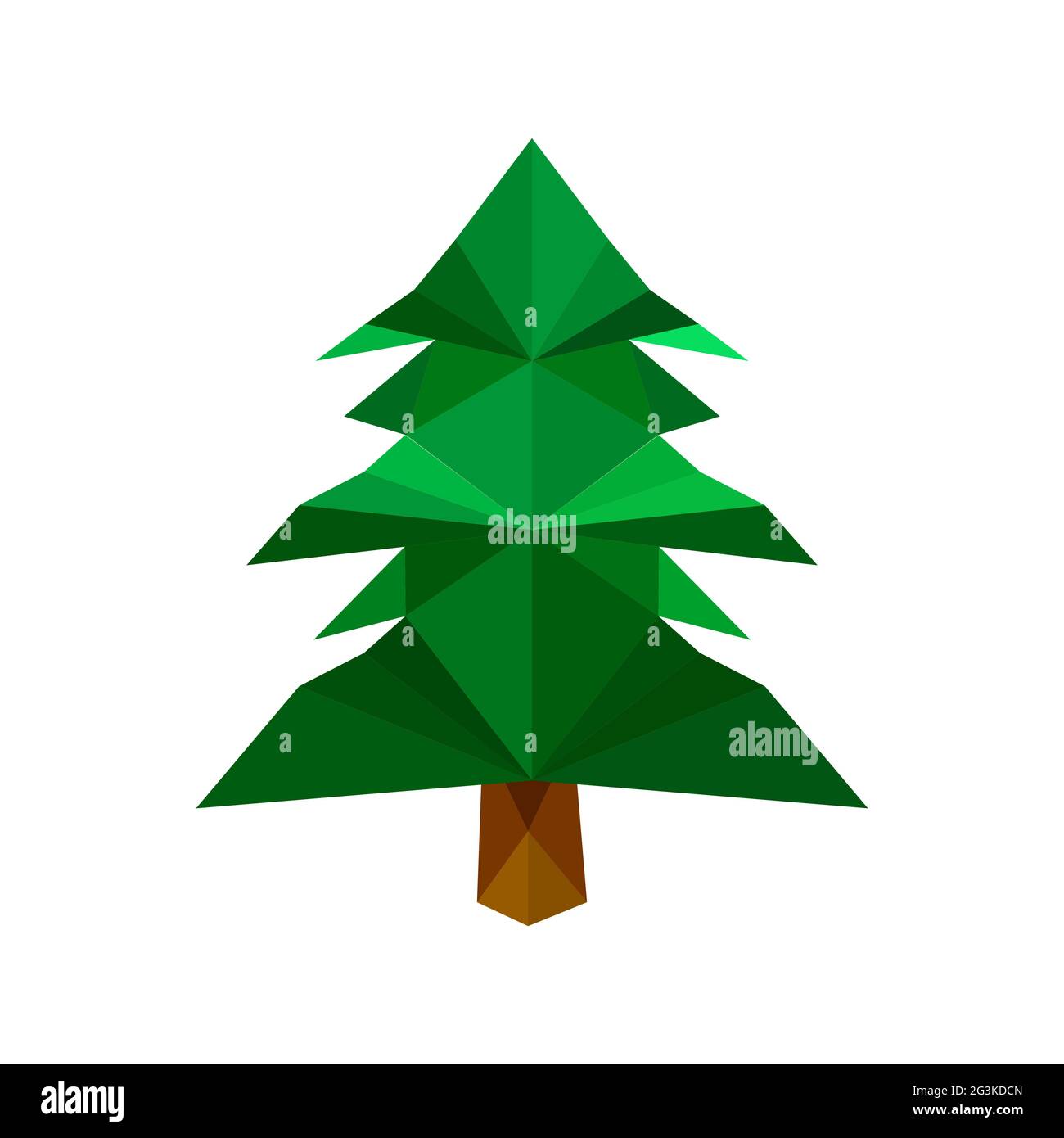 Stylized tree illustration Cut Out Stock Images & Pictures - Alamy