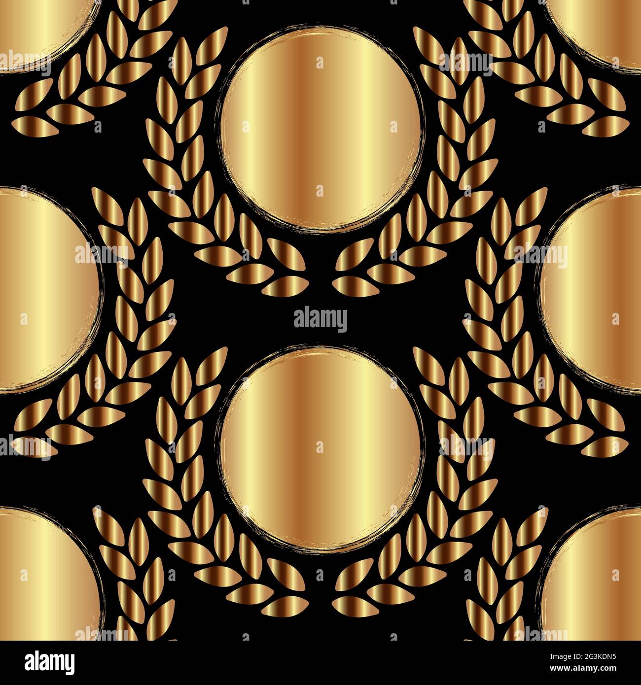 Gold wall interior Stock Vector Images - Alamy