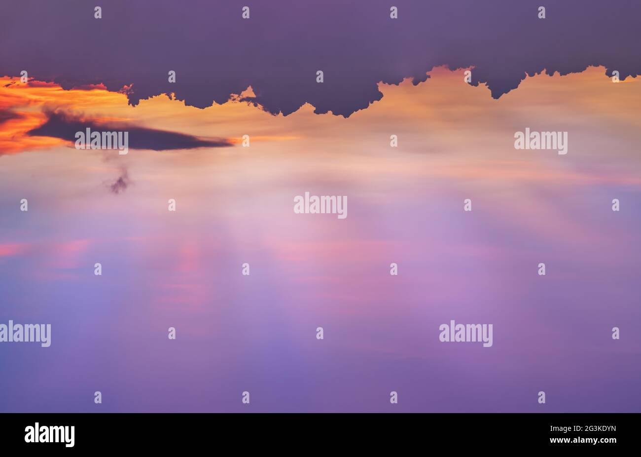 Beautiful sunset sky above clouds with dramatic light, Beautiful ...