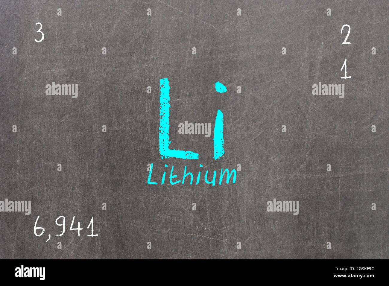 Lithium periodic table hi-res stock photography and images - Alamy