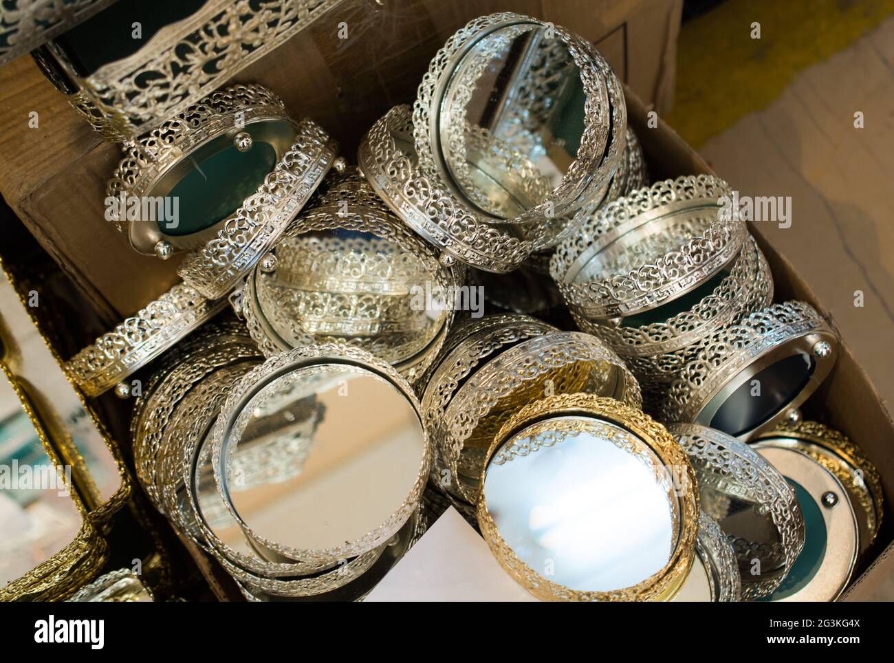 Silver accessories hi-res stock photography and images - Alamy
