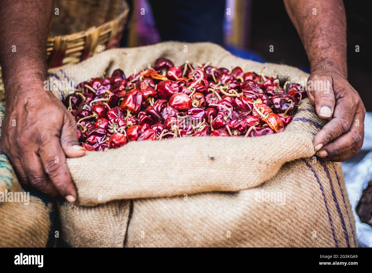 The old bazaar red peppers at hi-res stock photography and images - Alamy