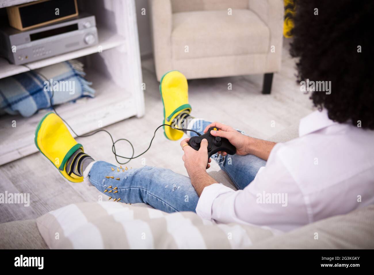 Man games hi-res stock photography and images - Alamy