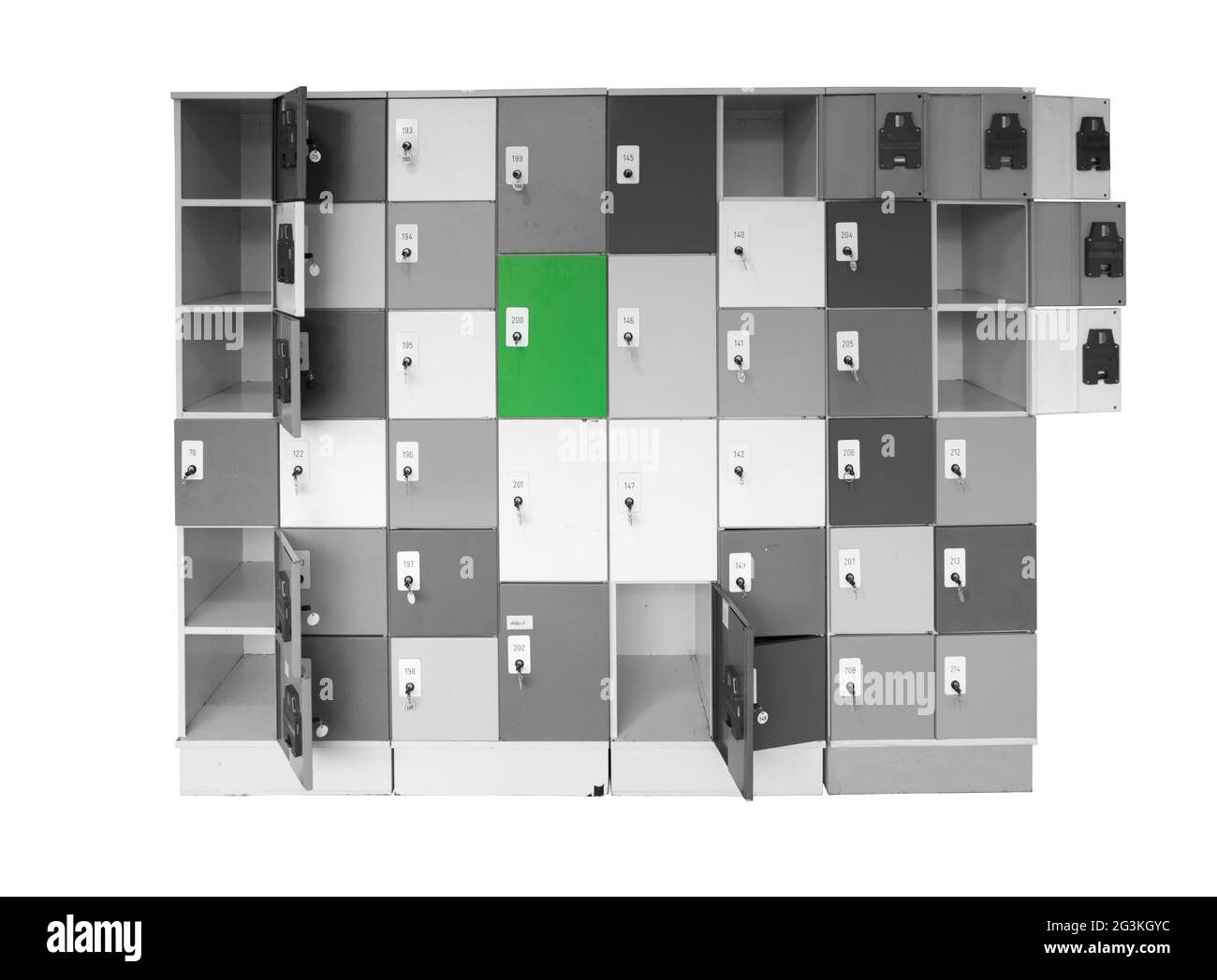 Lockers school Cut Out Stock Images & Pictures - Alamy