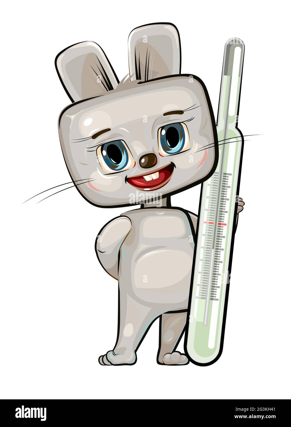 Baby temperature measurement Cut Out Stock Images & Pictures - Alamy