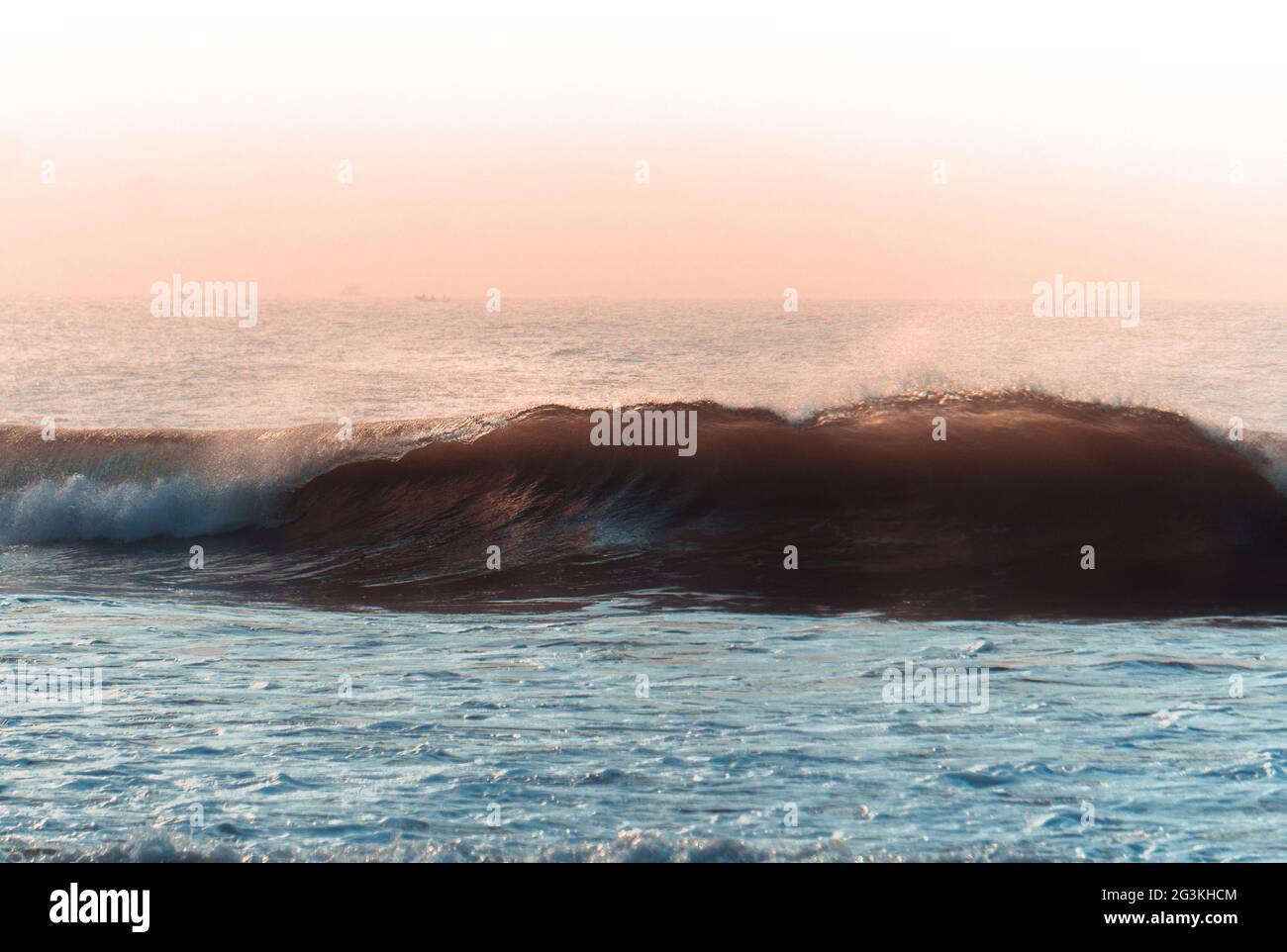 Beautiful shot of ocean waves for wallpaper and background Stock Photo ...