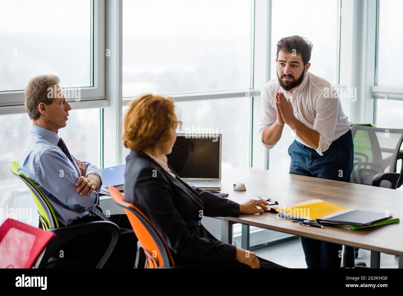 Interview board hi-res stock photography and images - Alamy