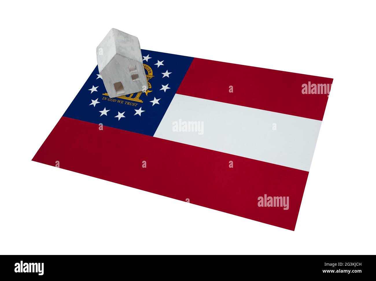 Georgia usa flag on Cut Out Stock Images & Pictures - Alamy
