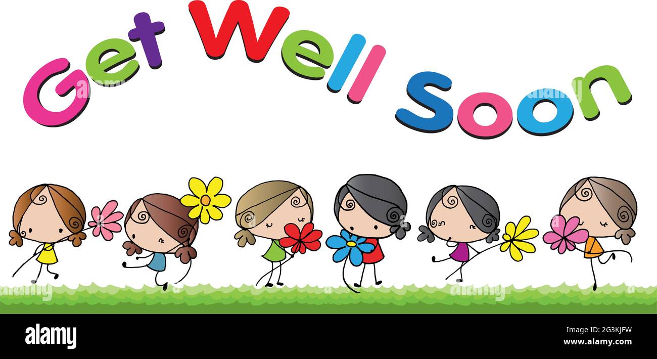 Get well soon card child hi-res stock photography and images - Alamy