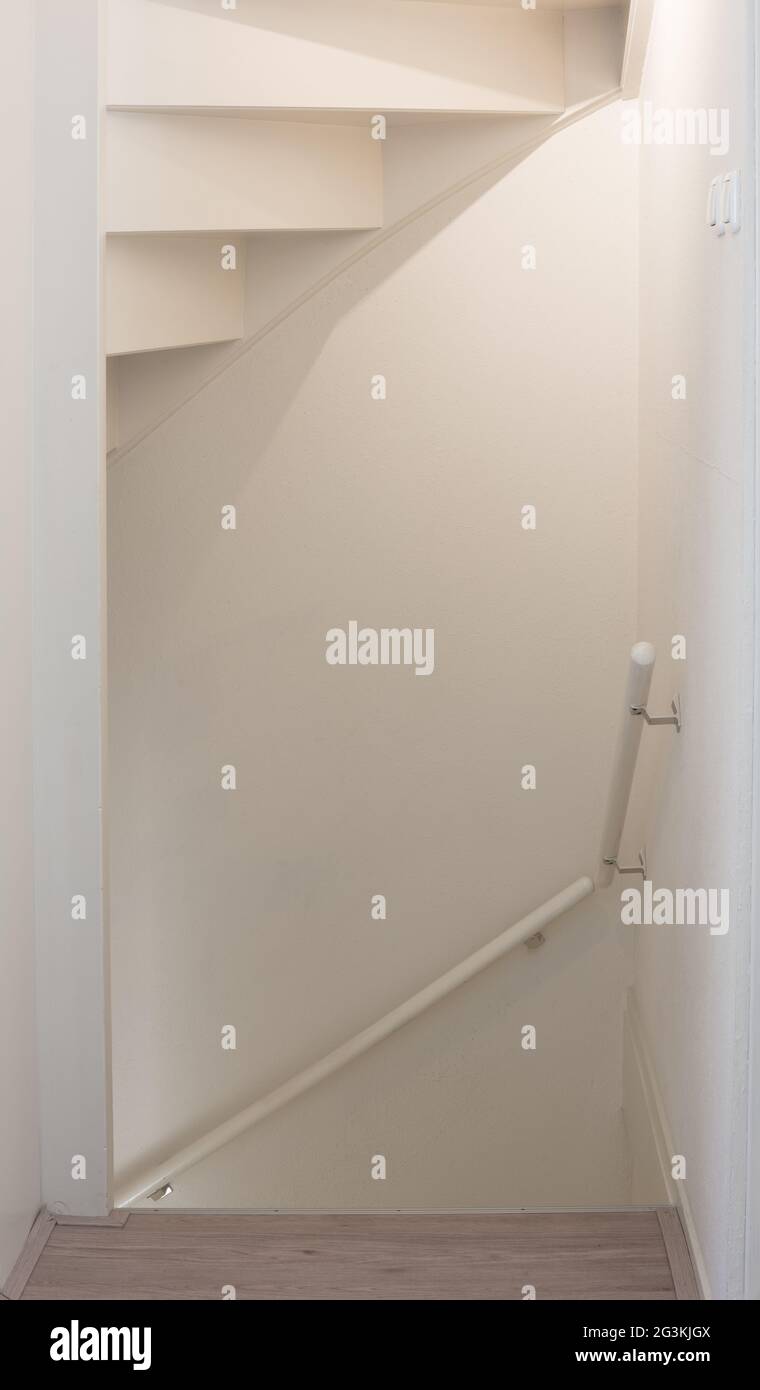 Wooden stairs in a dutch house Stock Photo - Alamy