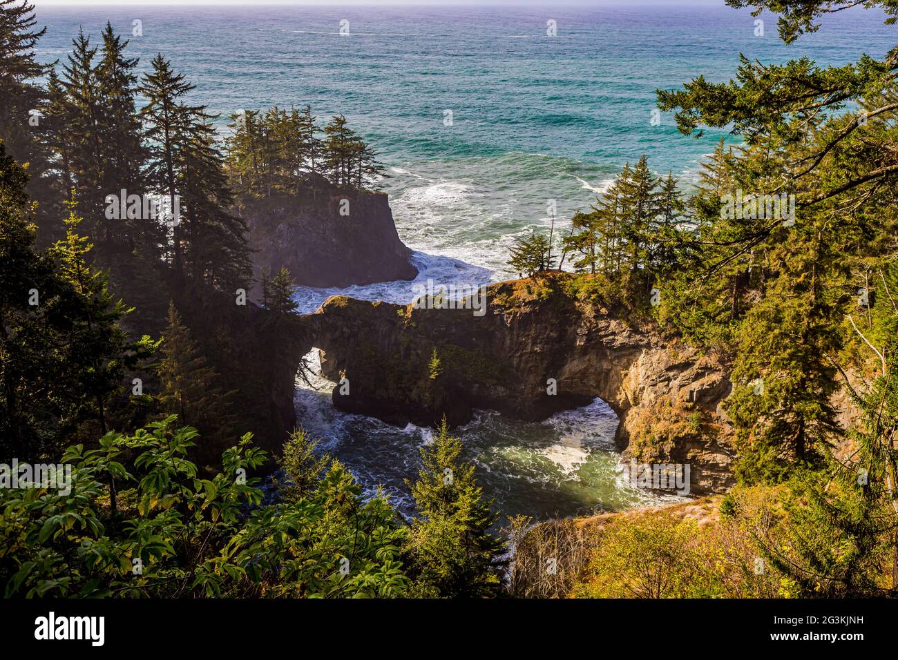 Natural Bridges in the Samuel H. Boardman State Scenic Corridor in ...