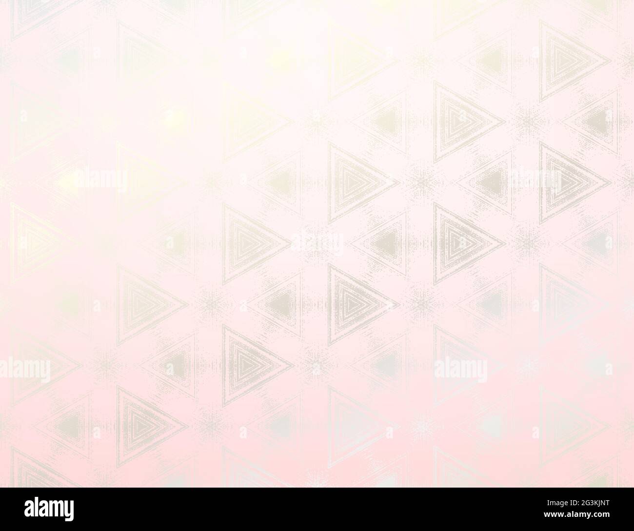 Abstract silver and light pink textured pattern with kaleidoscope ...