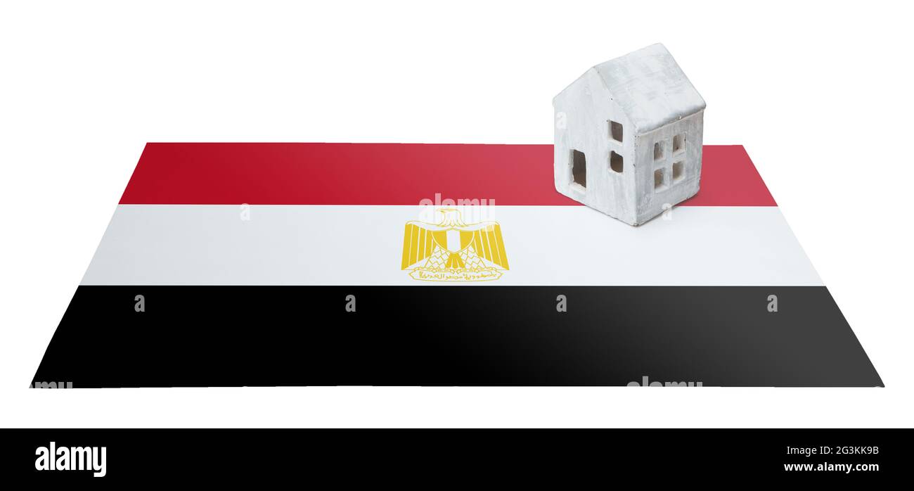 Small house on a flag - Egypt Stock Photo - Alamy