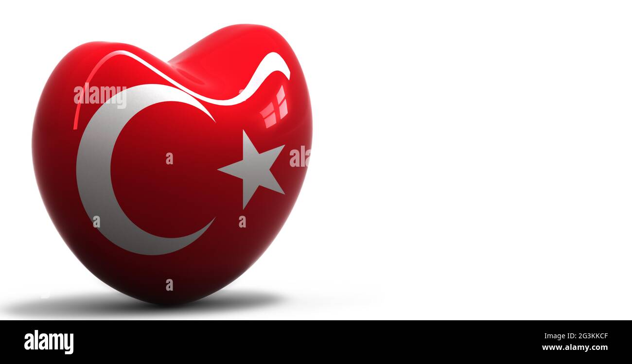 Love turkey flag icon hi-res stock photography and images - Alamy