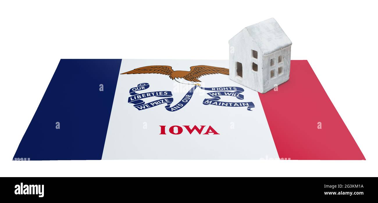 Iowa flag flag Cut Out Stock Images & Pictures - Alamy