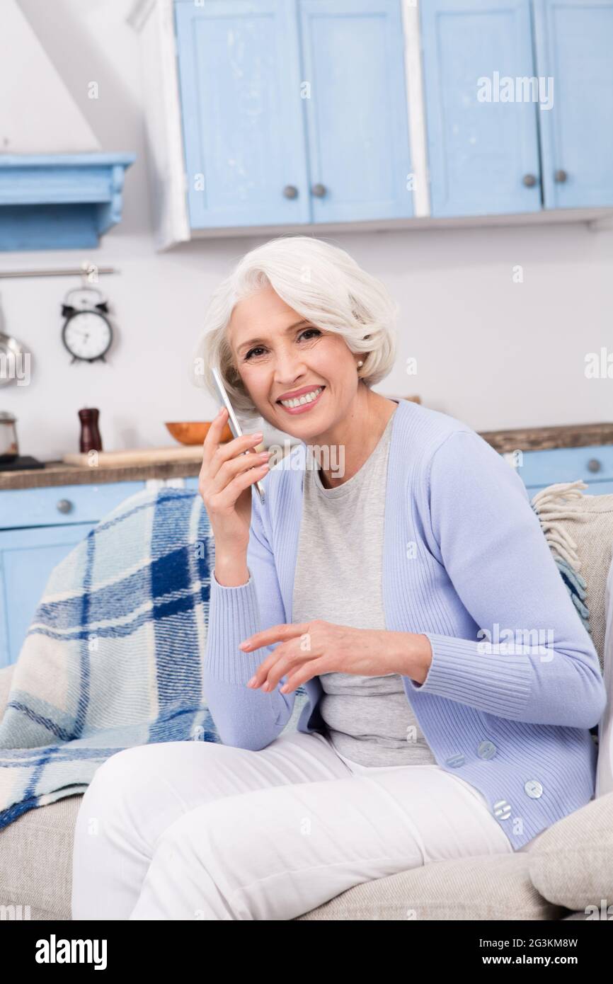 Mobile for elderly people hi-res stock photography and images - Alamy