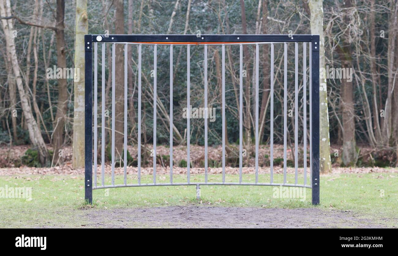 Simple football goal for children Stock Photo - Alamy