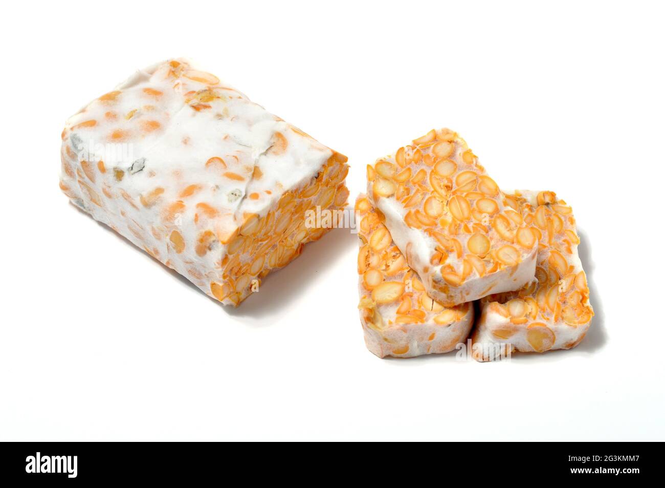 Tempeh - The traditional Indonesian food made from soybeans that have ...