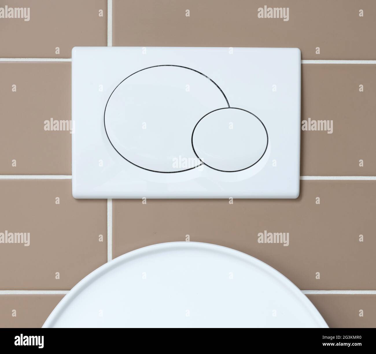 Toilet flush press hi-res stock photography and images - Alamy