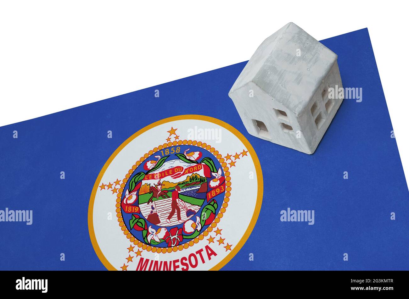 Flag state minnesota on hi-res stock photography and images - Alamy