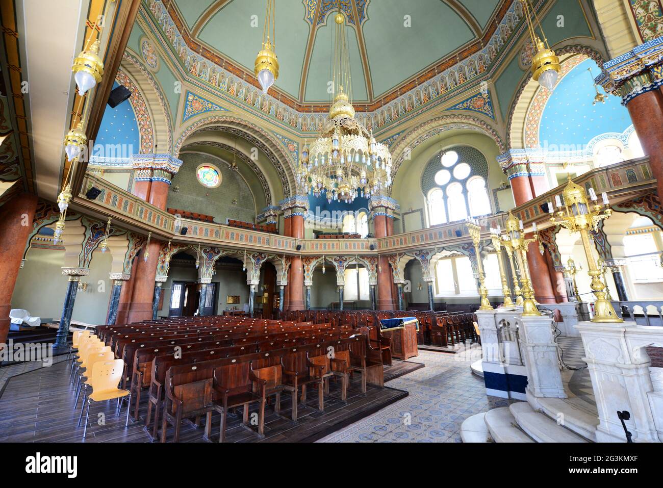 The Sofia Synagogue is the largest synagogue in Bulgaria Stock Photo ...