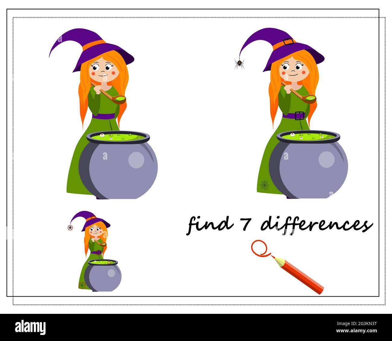 Spot the difference visual puzzle hi-res stock photography and images ...