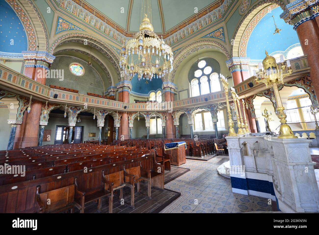 The Sofia Synagogue is the largest synagogue in Bulgaria Stock Photo ...