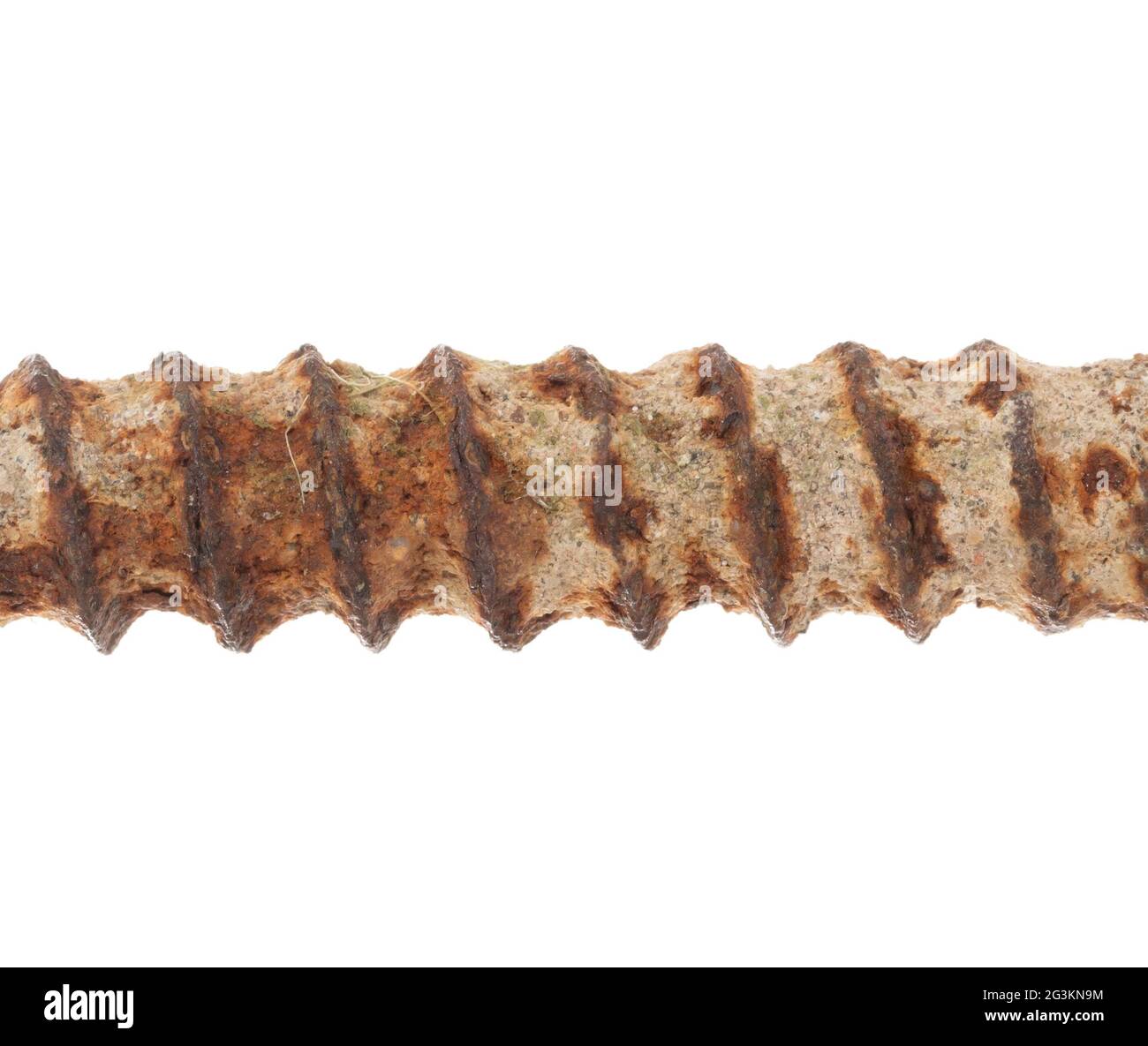 Rusted old screw isolated Stock Photo - Alamy