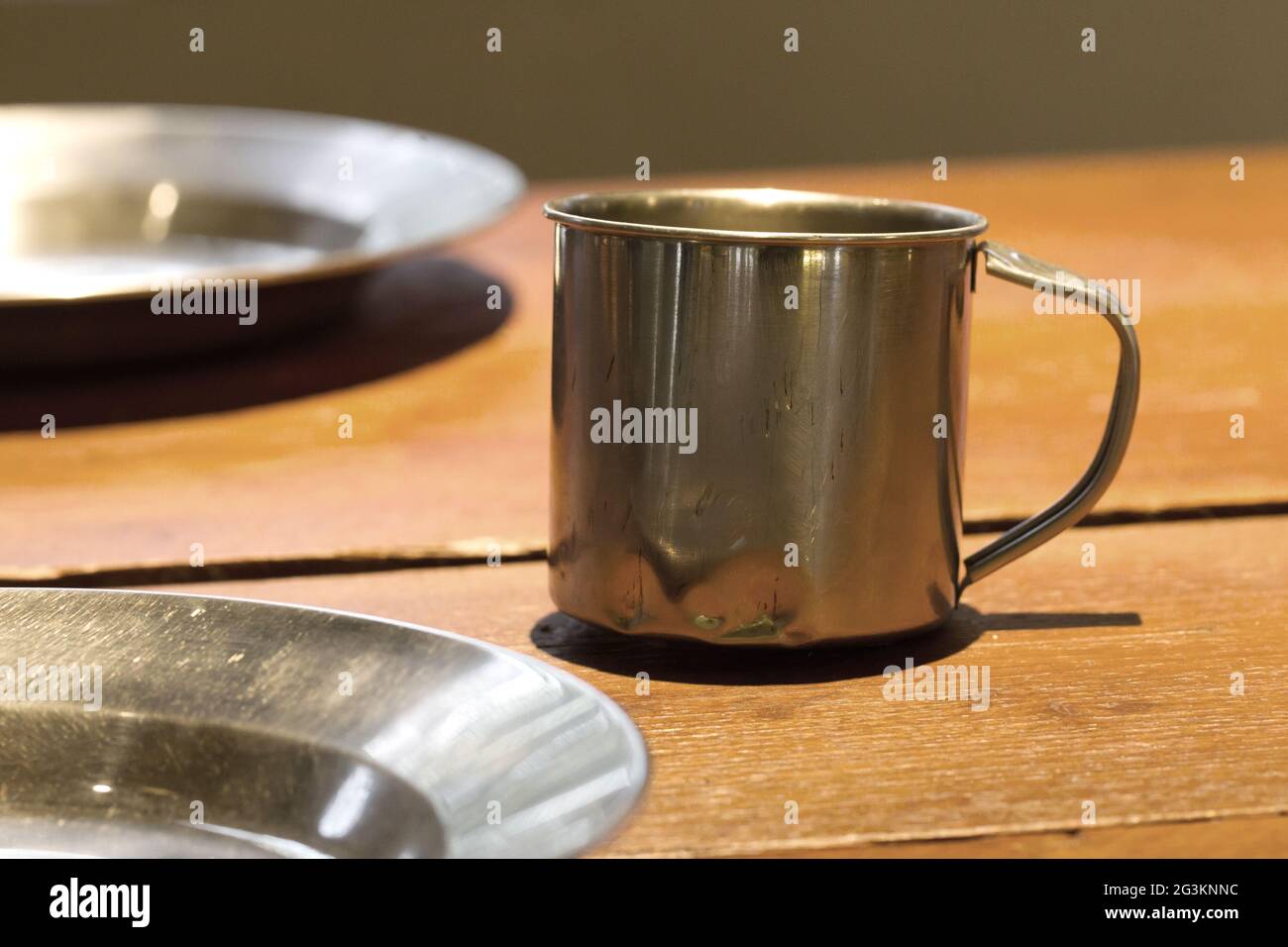 Old metal cups hi-res stock photography and images - Alamy