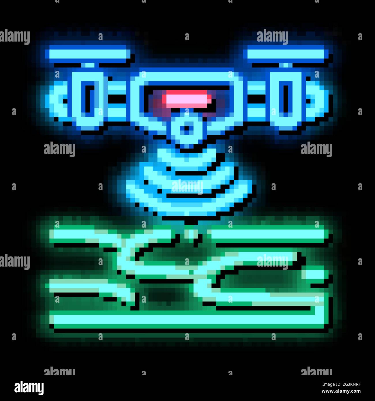 Drone height sensor icon Stock Vector Images - Alamy