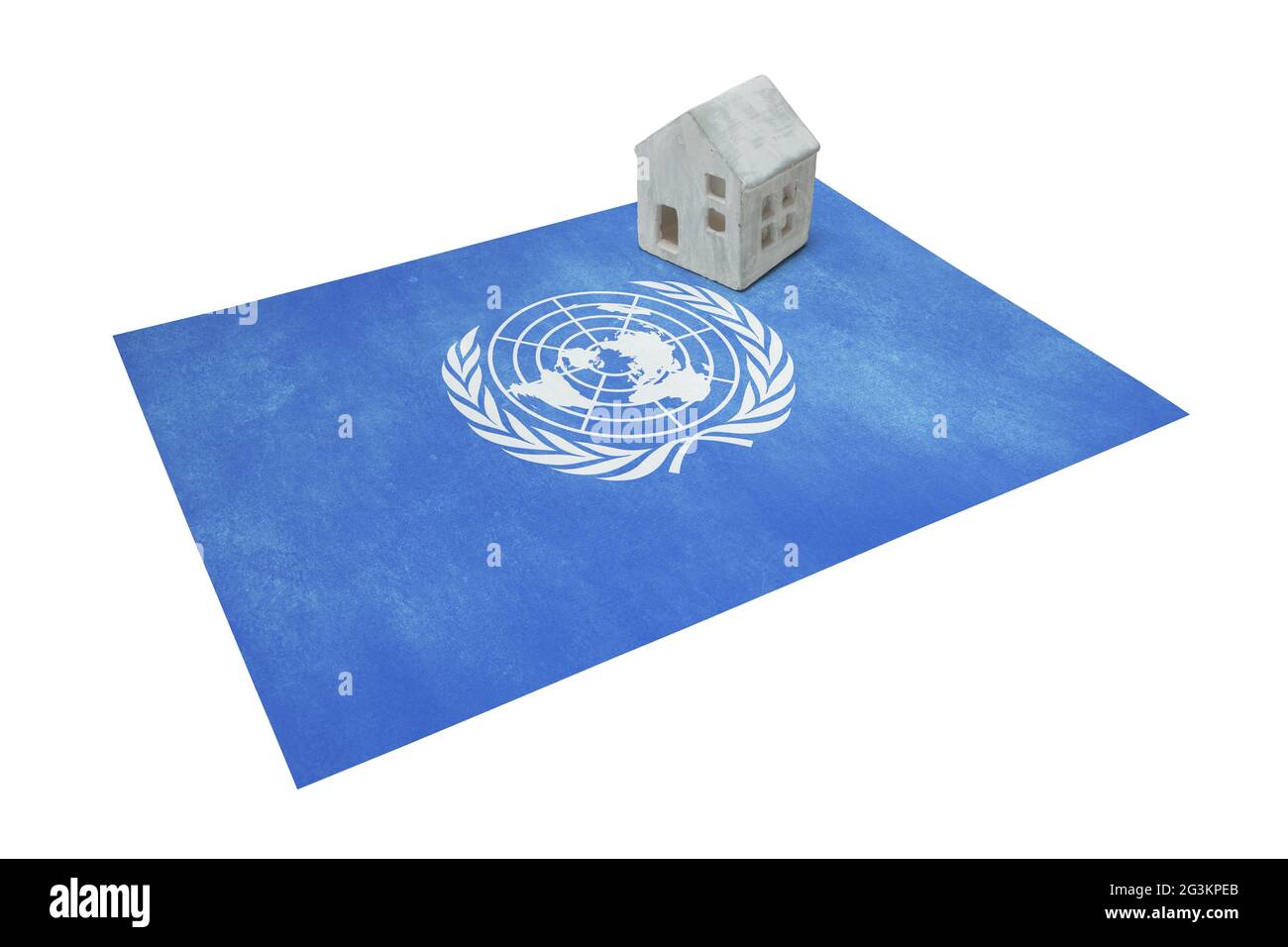 United nations flag concept Cut Out Stock Images & Pictures - Alamy