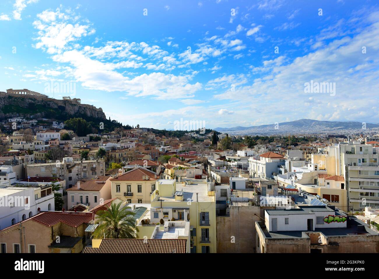 Rooftop athens hi-res stock photography and images - Alamy