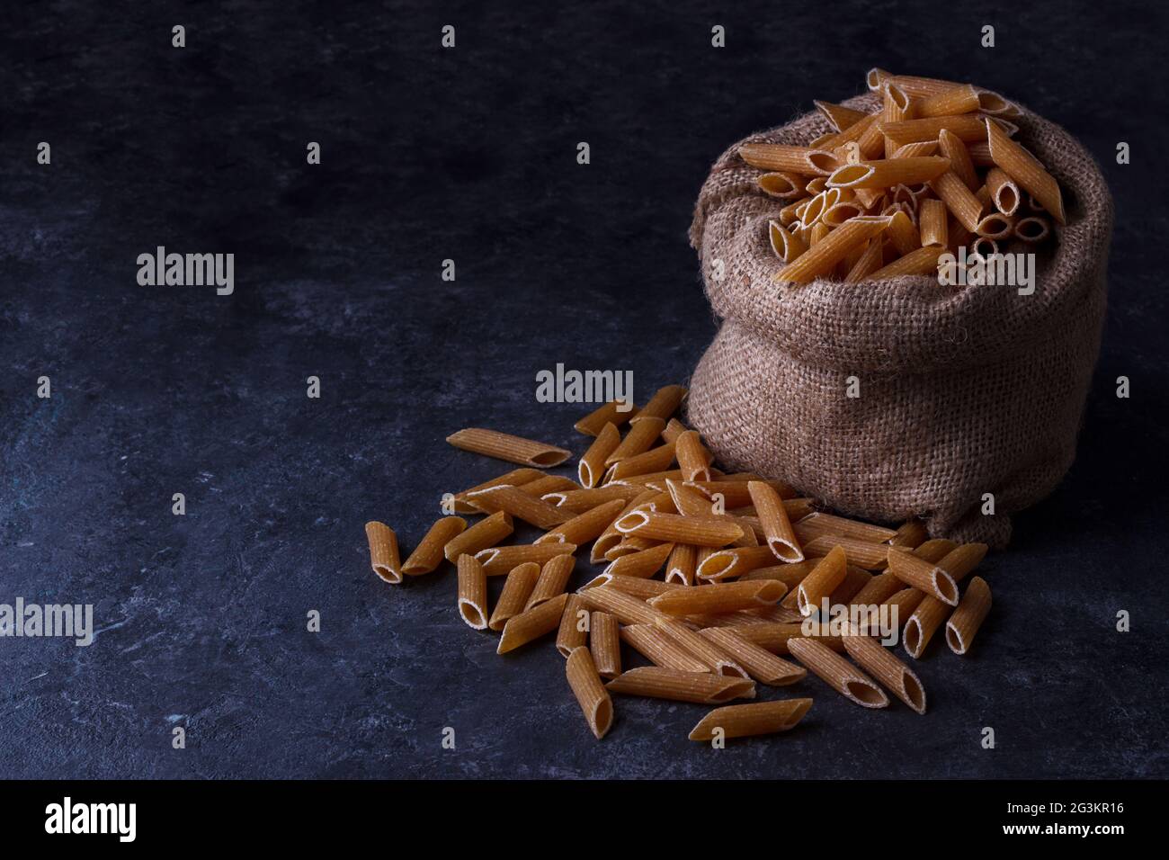 Whole grain pasta Stock Photo - Alamy