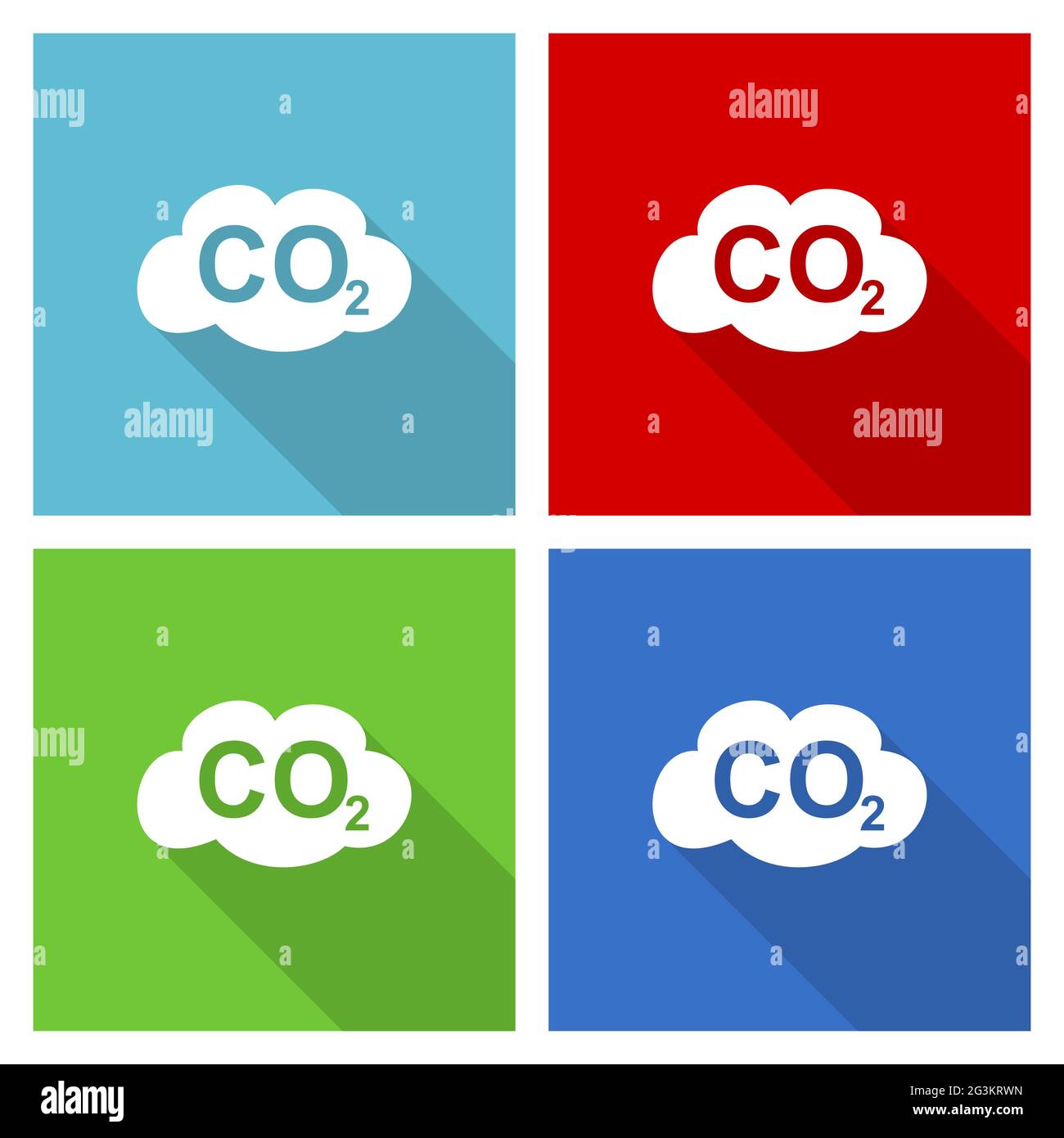 Co2 shadow logo smoke sign hi-res stock photography and images - Alamy