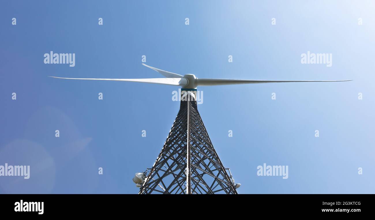 Modern Wind Turbine Stock Photo - Alamy