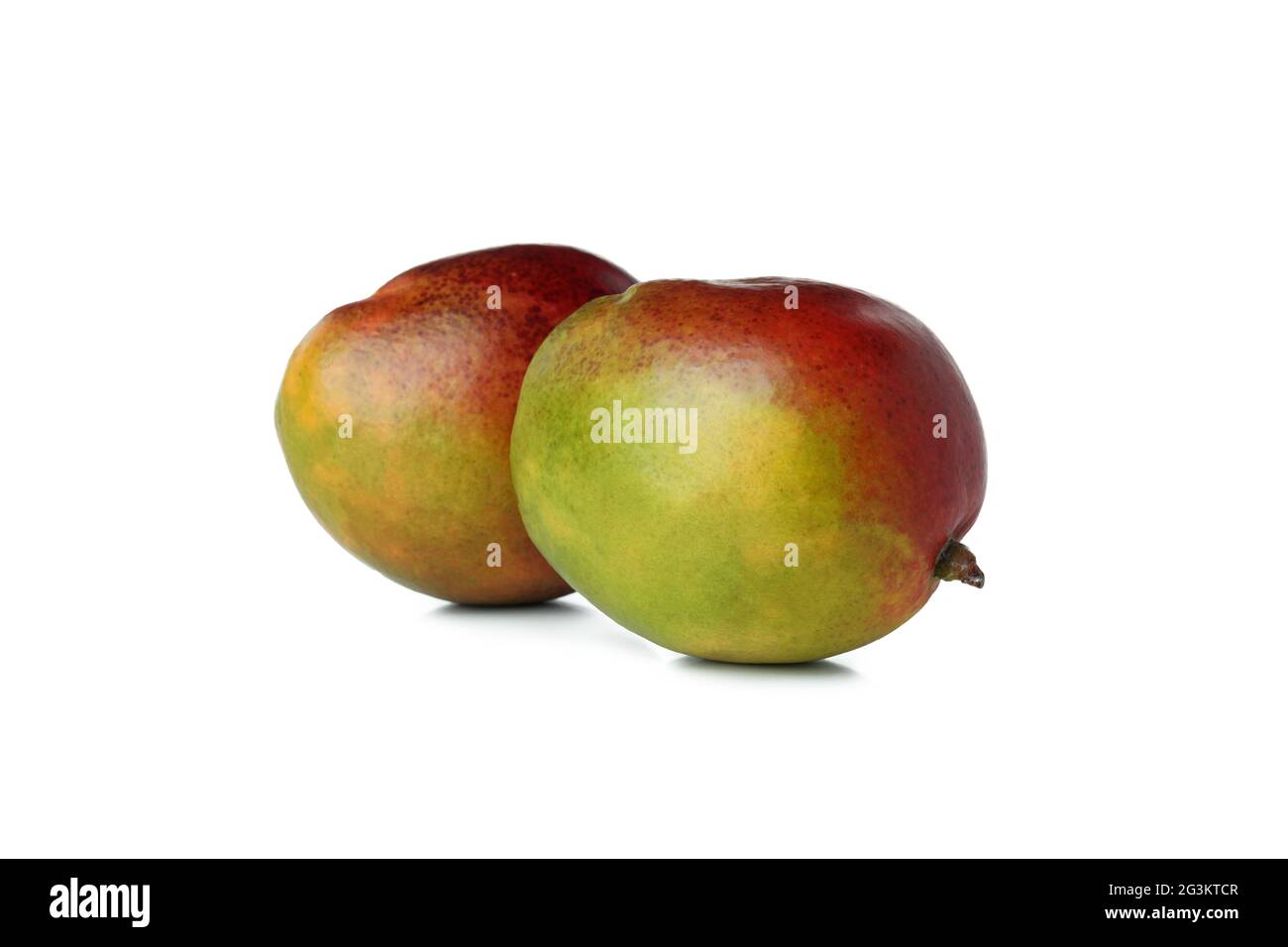 Ripe mango fruit isolated on white background Stock Photo - Alamy