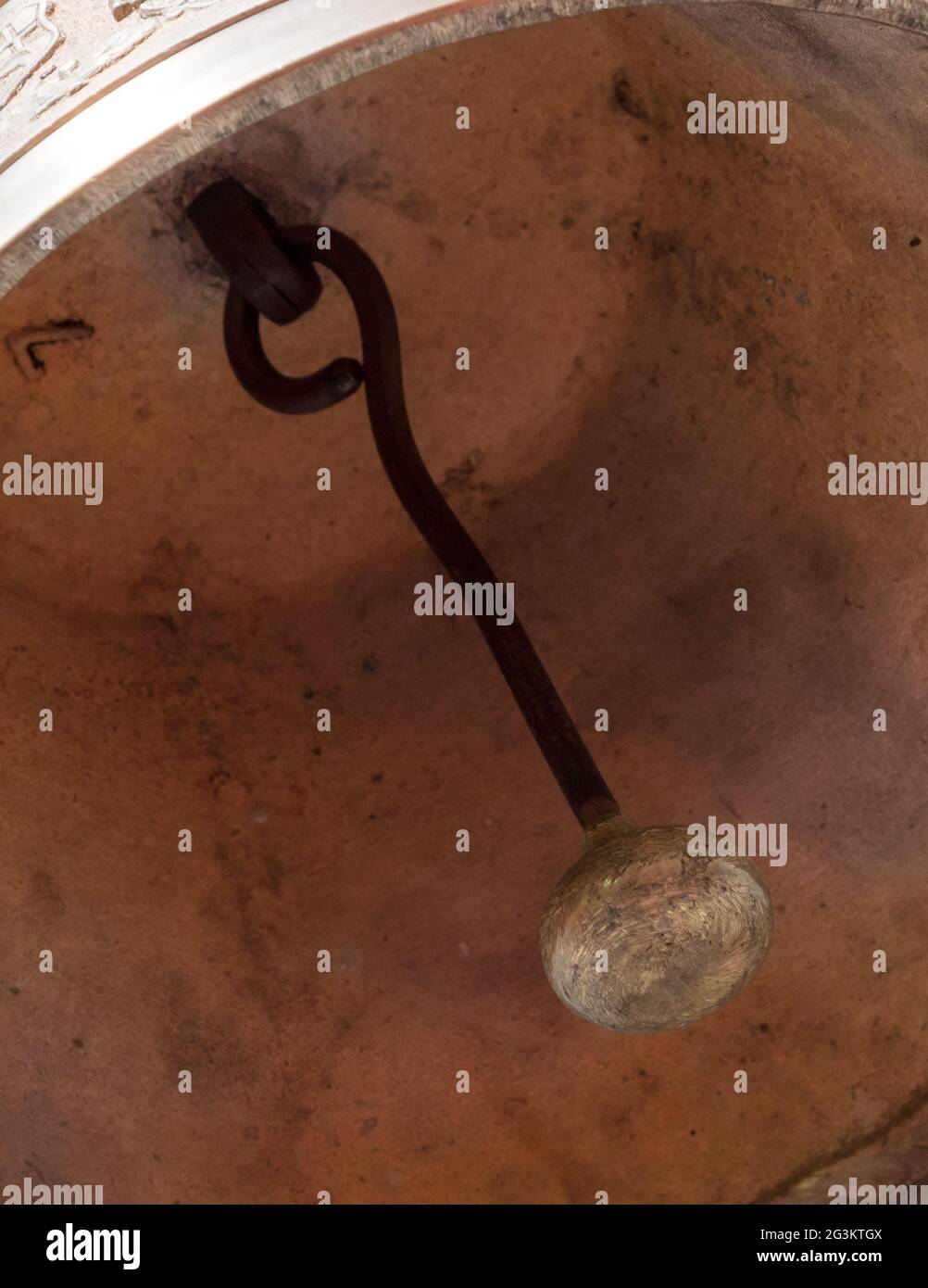 Traditional large cow bell from the Swiss alps Stock Photo - Alamy