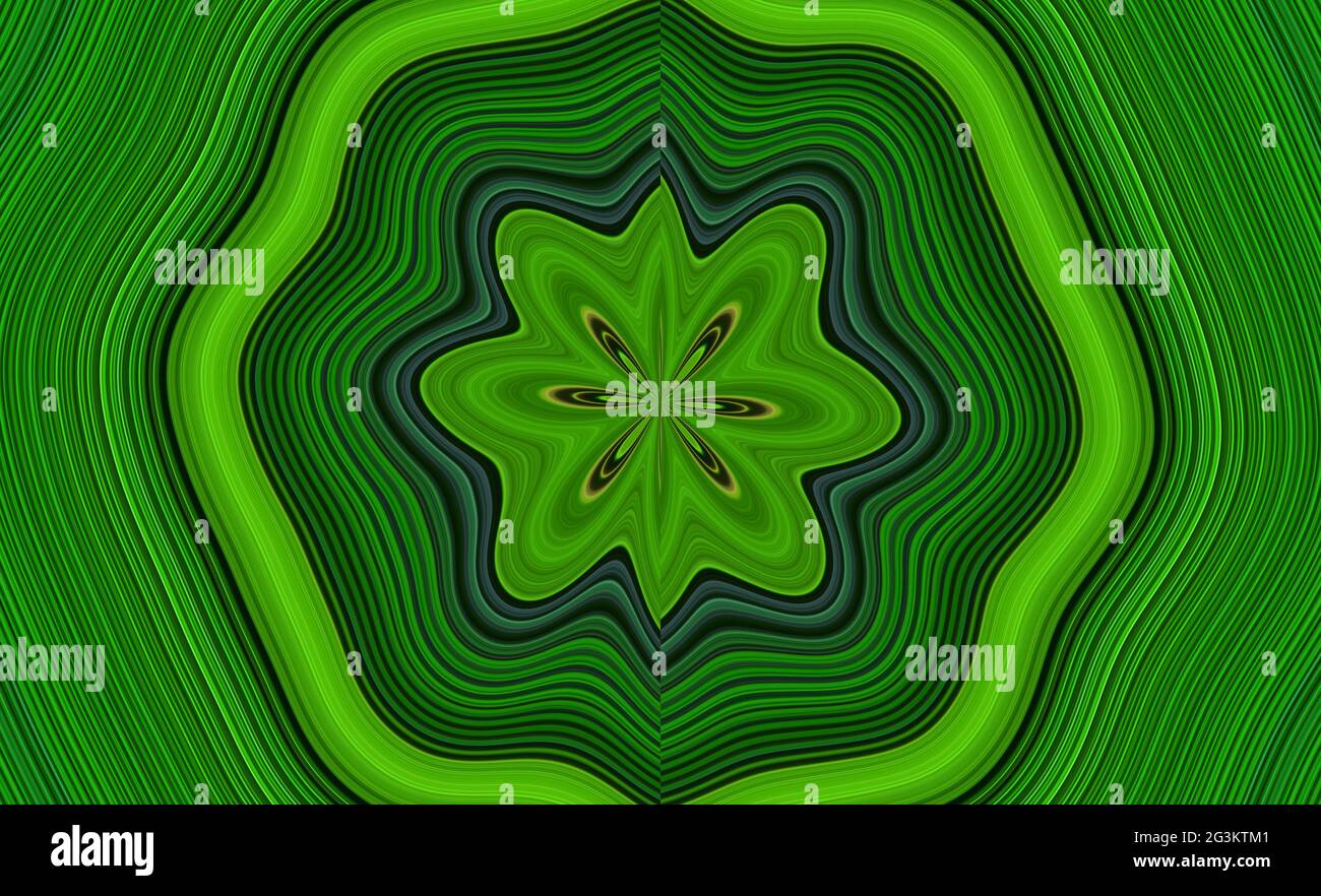 Beautiful abstract flower in the shades of green Stock Photo - Alamy
