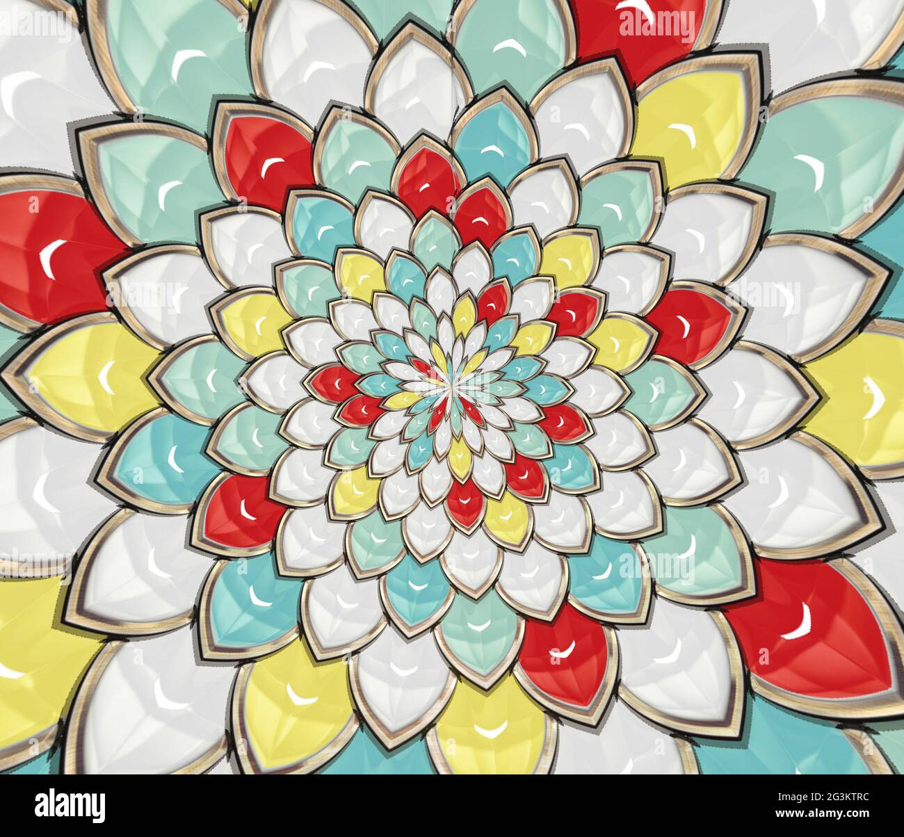 Fractal flower hi-res stock photography and images - Alamy