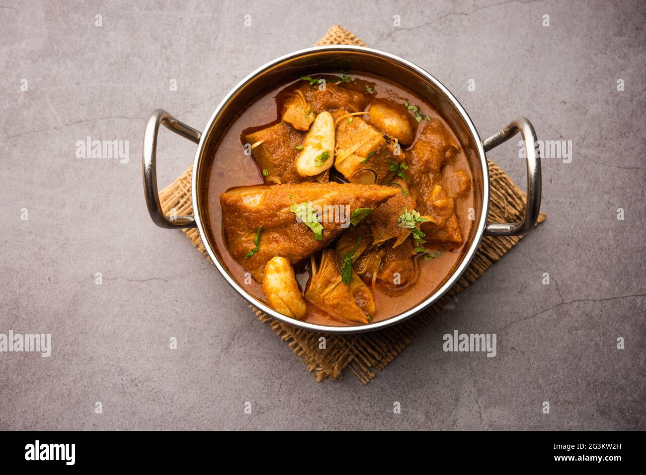Jackfruit Masala sabji or Fanas Sabzi or Indian style spicy Kathal ...