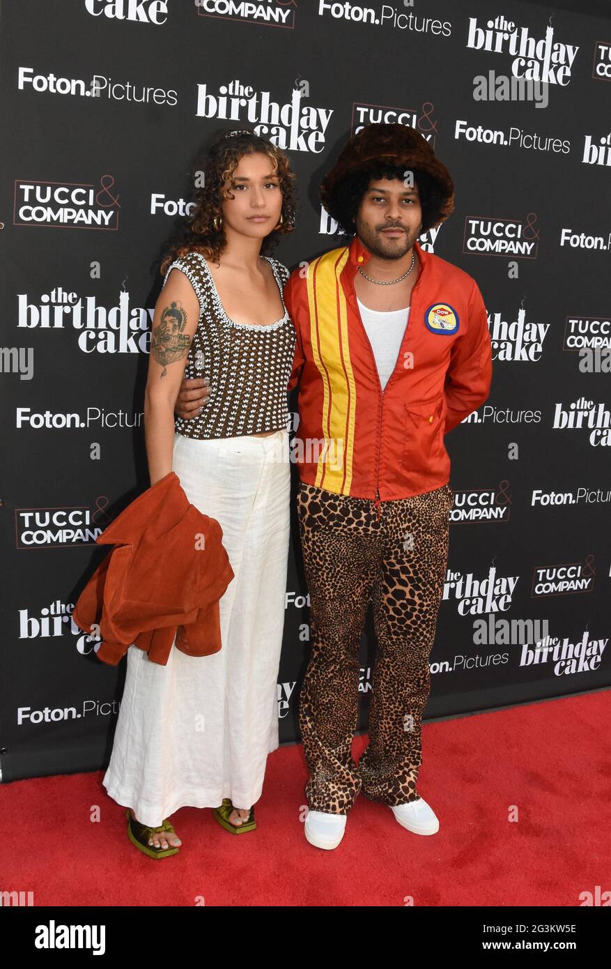 Beverly Hills, California, USA 16th June 2021 Simone Quiles and singer ...