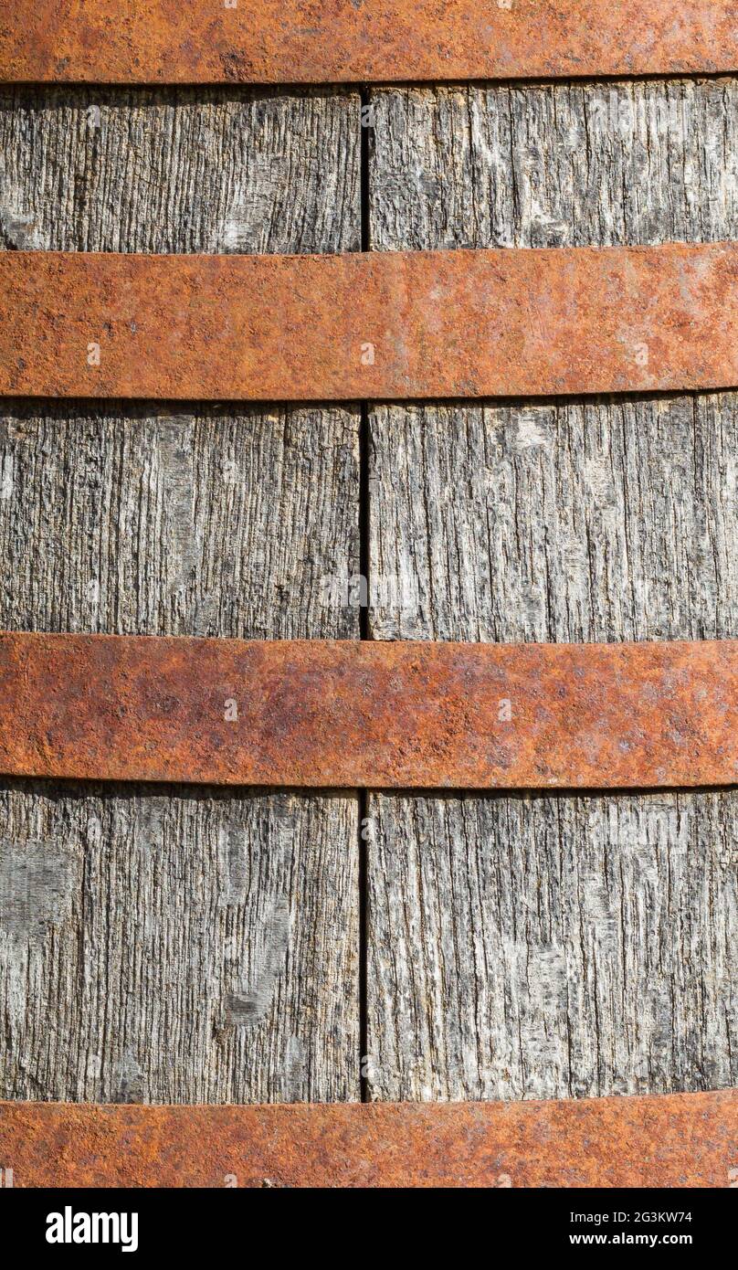 Old rusty barrel Stock Photo - Alamy